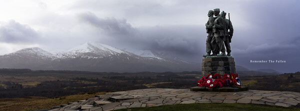 Remember The Fallen Picture Framed & Mounted Wall Art in Colour by ...